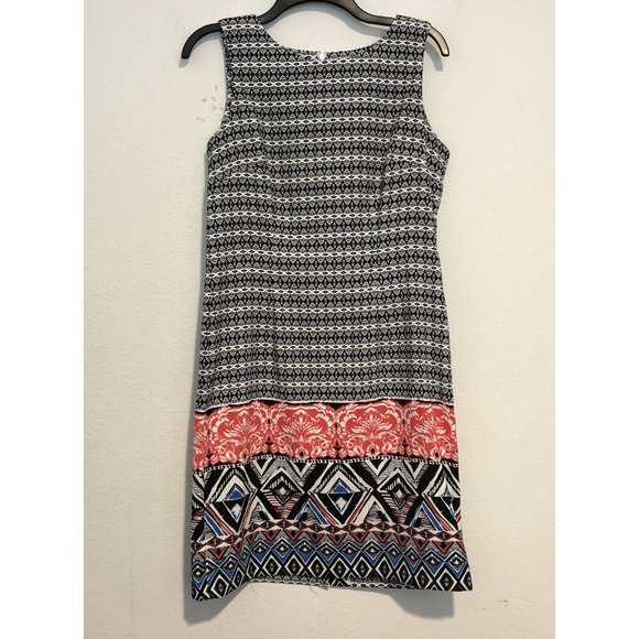 Mario Serrani | Dresses | Mario Serrani Geometric Sleeveless Mod Style ...